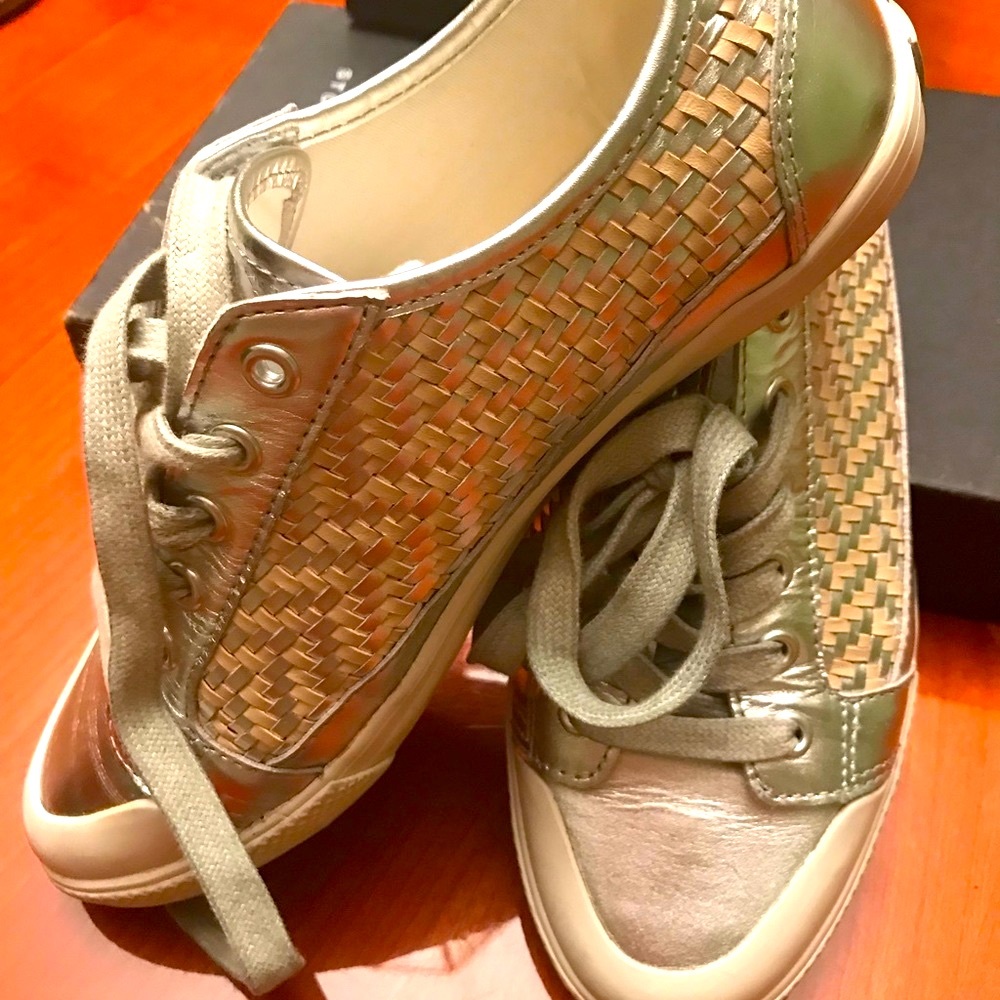 Studio Pollini Woven Sneakers - Gem